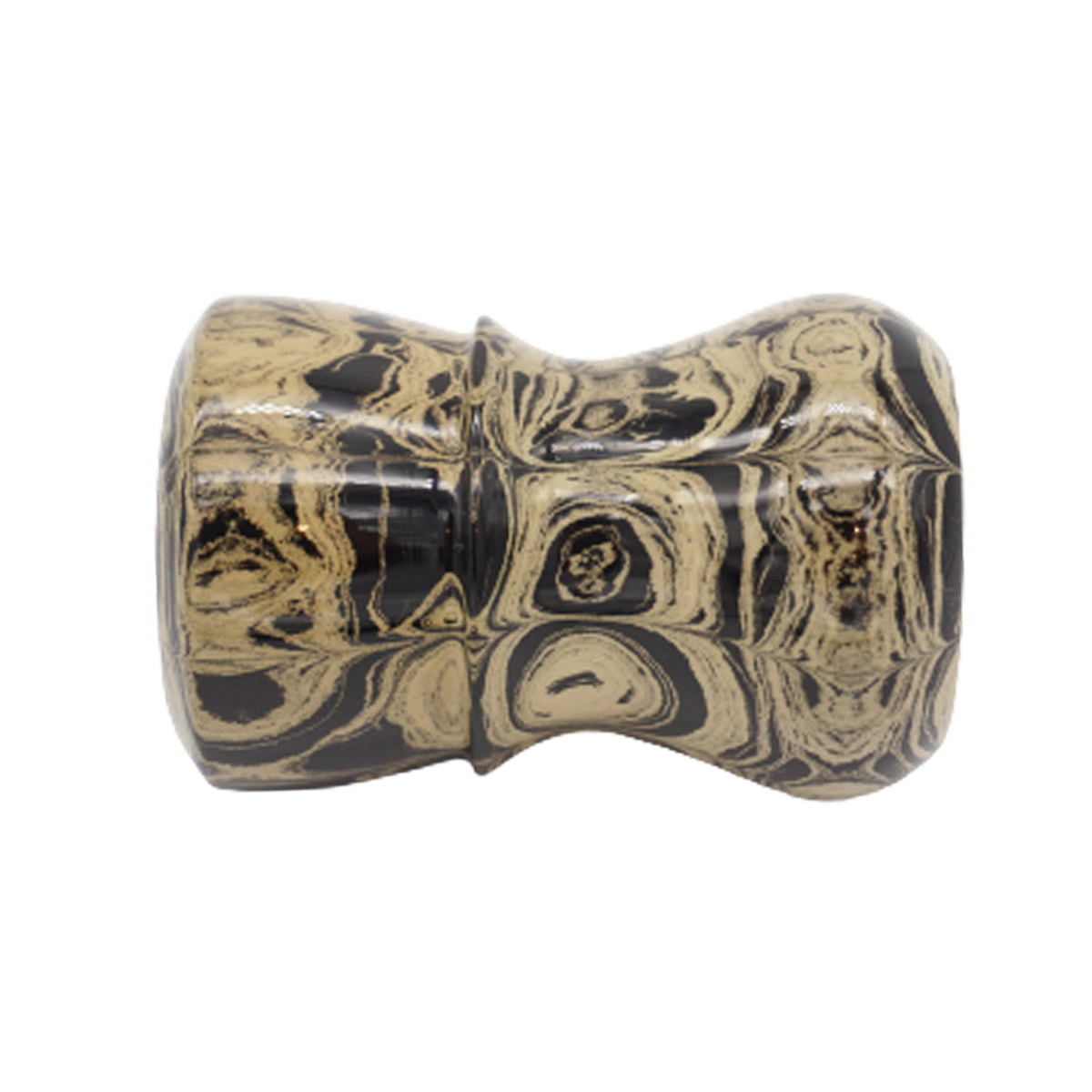 Sand Ebonite Handcrafted Shaving Brush Handle (fits 24mm, 26mm knots ...